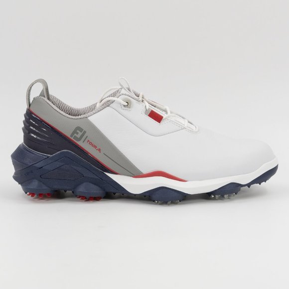 FootJoy | Shoes | Footjoy Mens Tour Alpha White Navy 5550 Golf Cleats ...